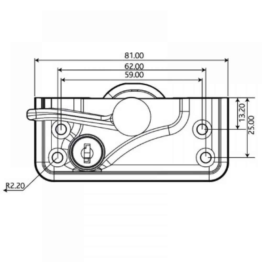 Era High Security Architectural Lever Pivot Lock